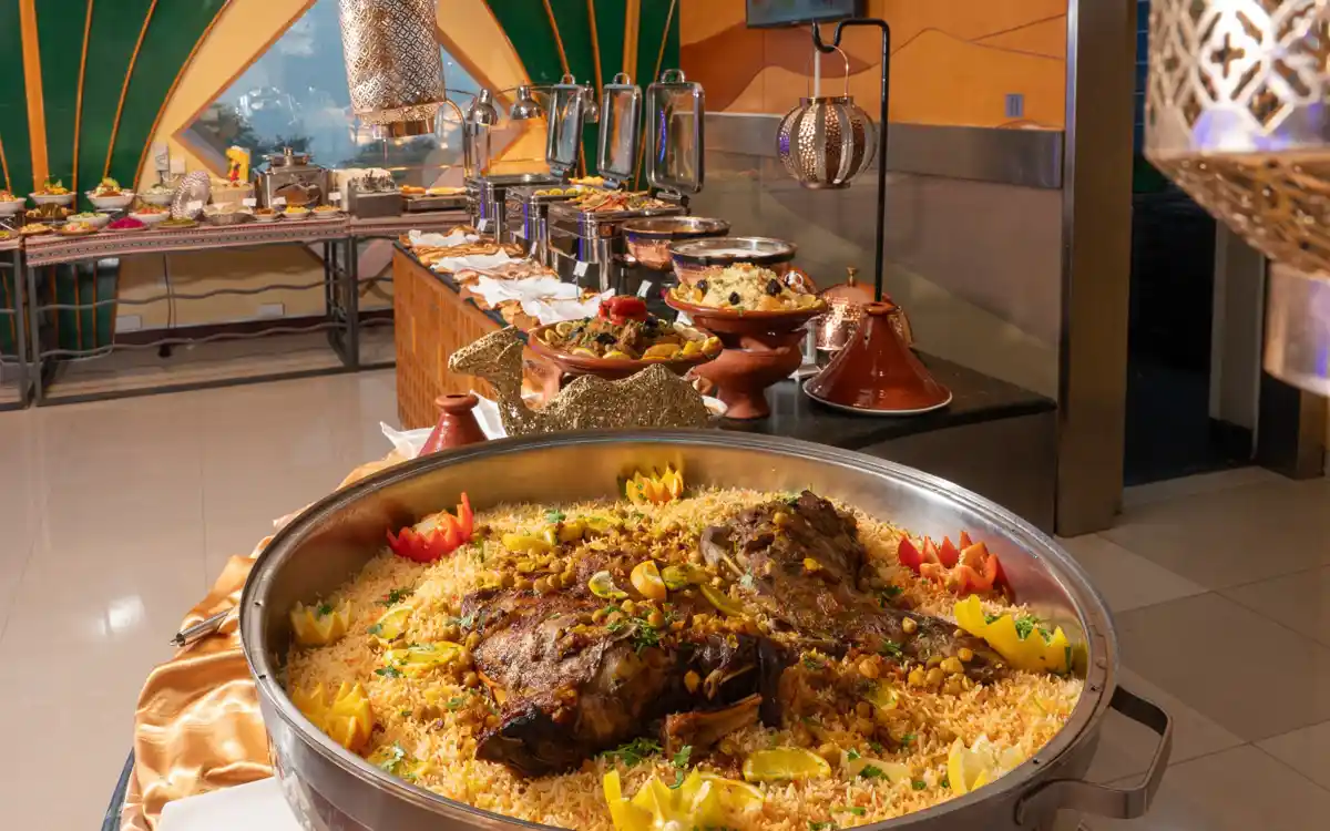 Lavish Iftar Buffet at Oryx Grand Jebel Hafeet from AED 45 | Cobone Offers